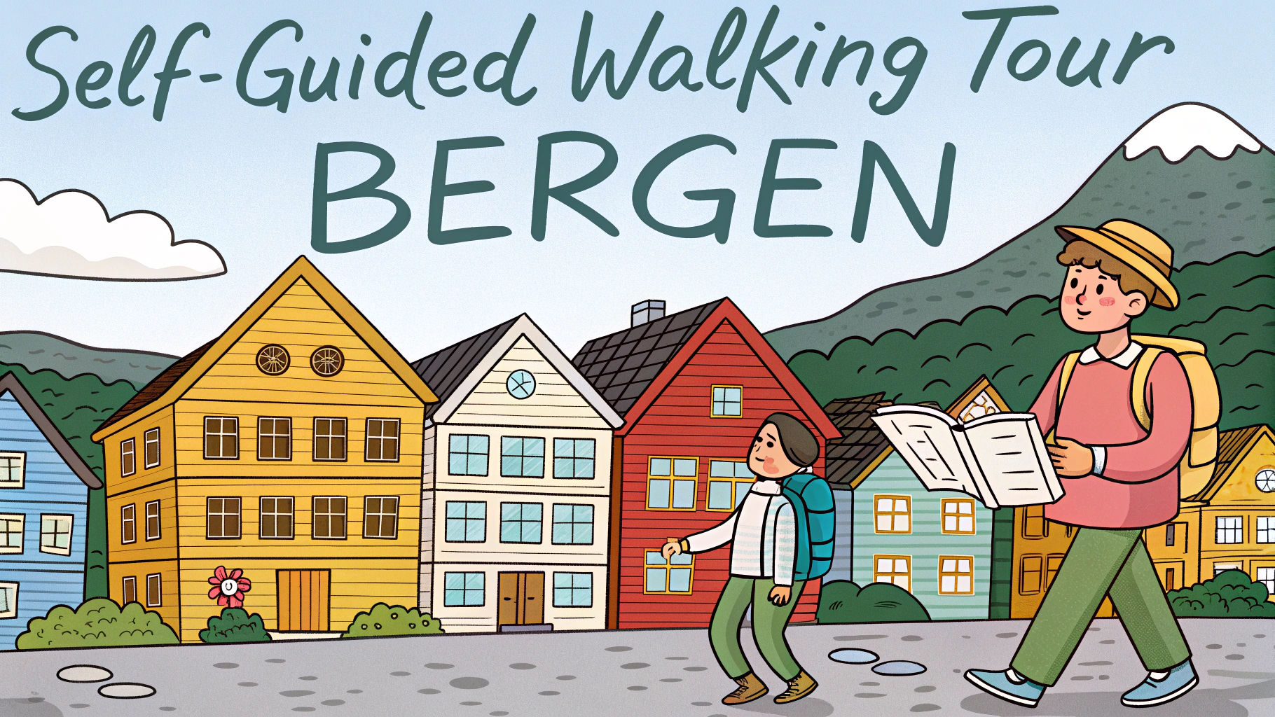 Self-Guided Walking Tour Bergen - SelfGuidedWalk.com