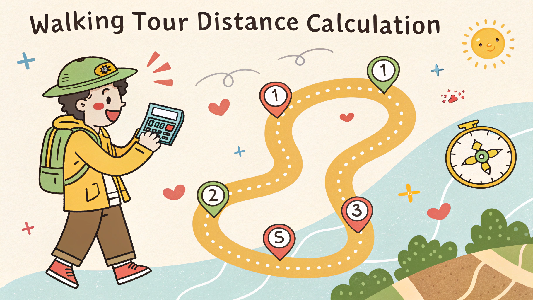 Walking Tour Distance Calculation - SelfGuidedWalk.com