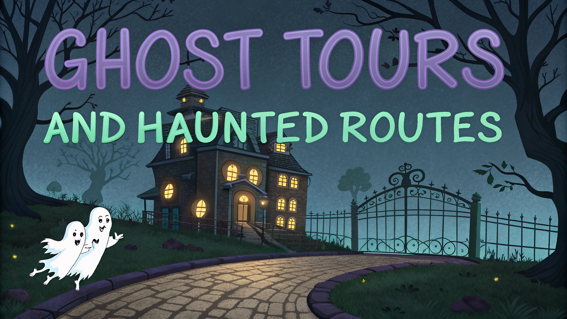 Ghost Tours and Haunted Routes - SelfGuidedWalk.com