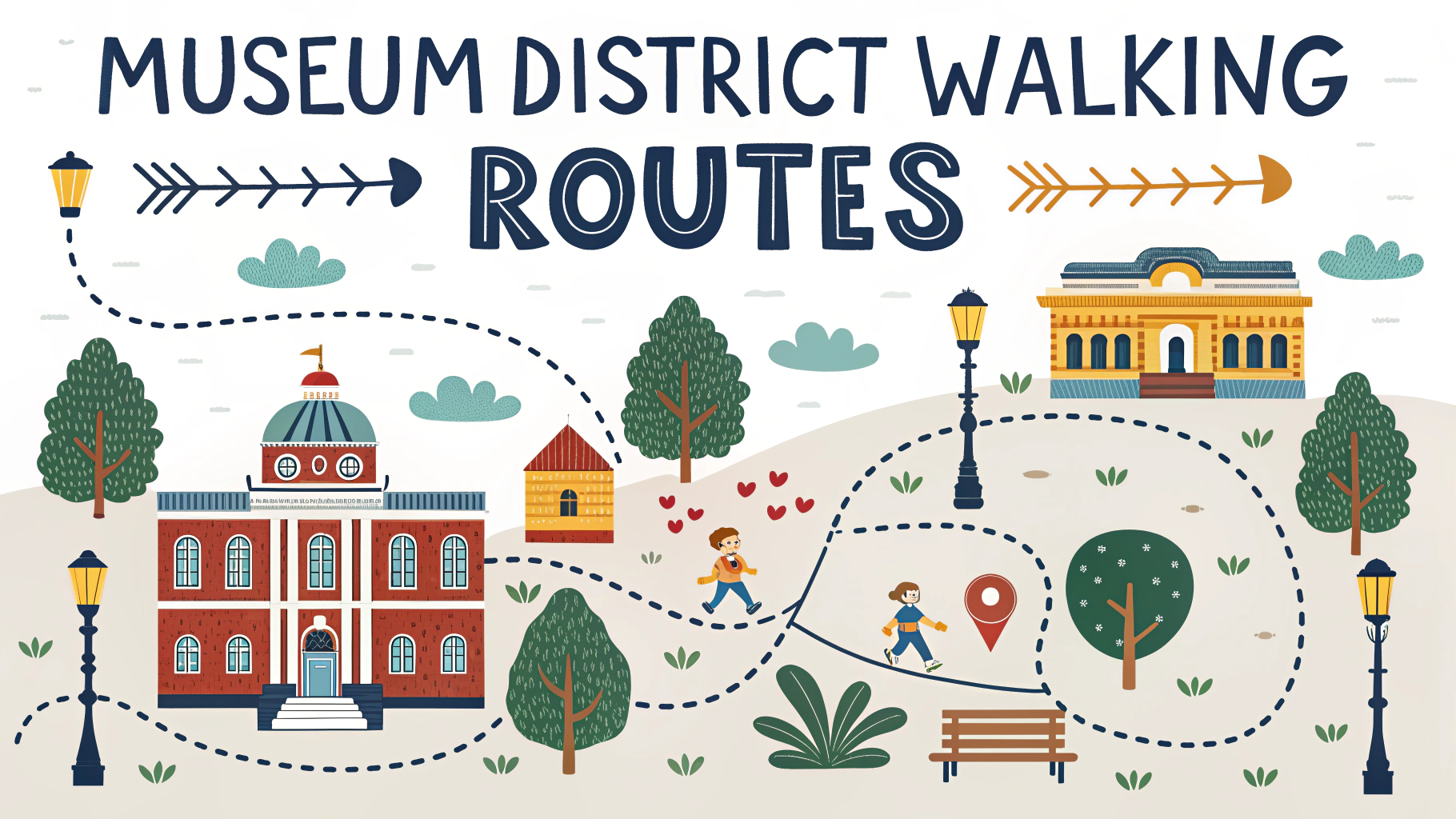 Museum District Walking Routes - SelfGuidedWalk.com