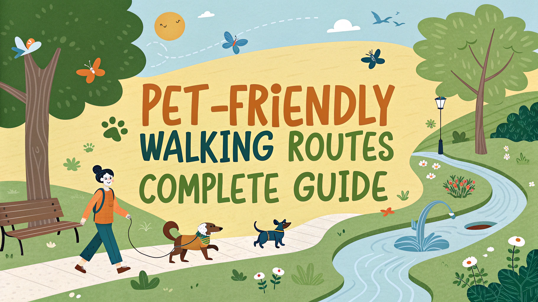 Pet-Friendly Walking Routes: Complete Guide - SelfGuidedWalk.com