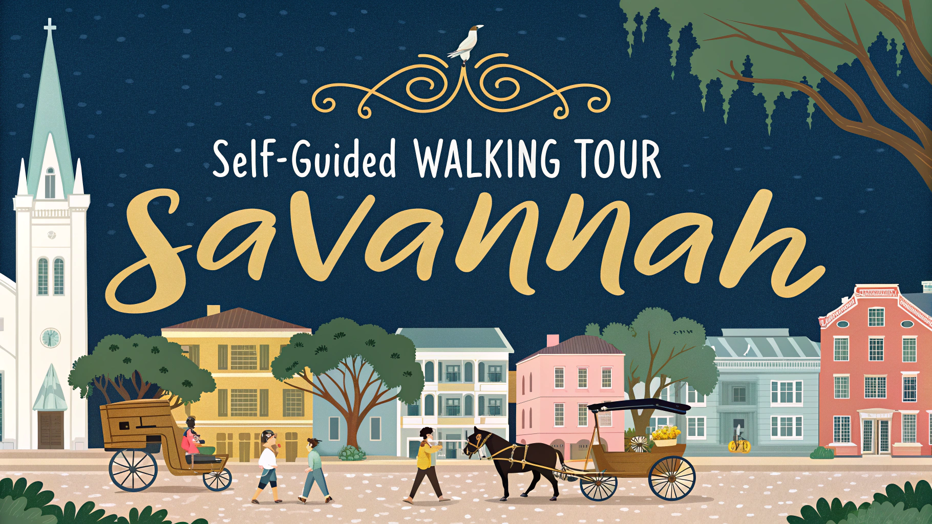 Self-Guided Walking Tour Savannah - SelfGuidedWalk.com