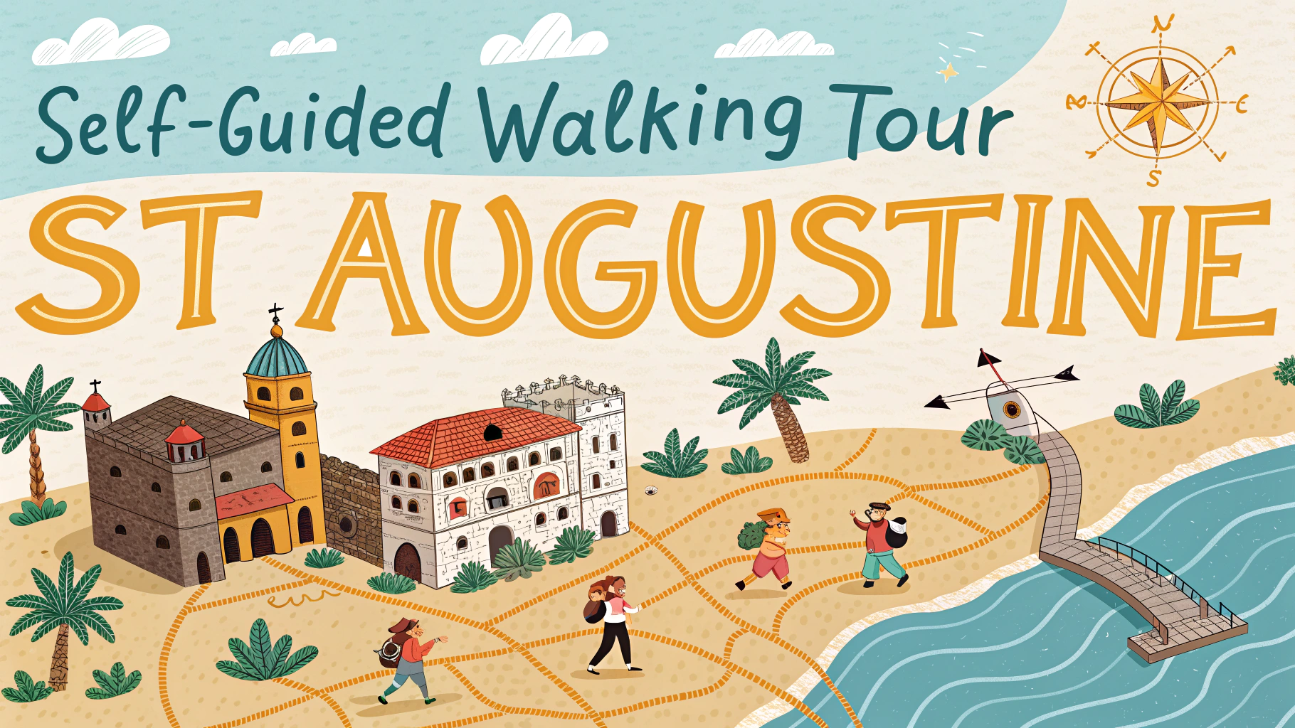 Self-Guided Walking Tour St. Augustine - SelfGuidedWalk.com