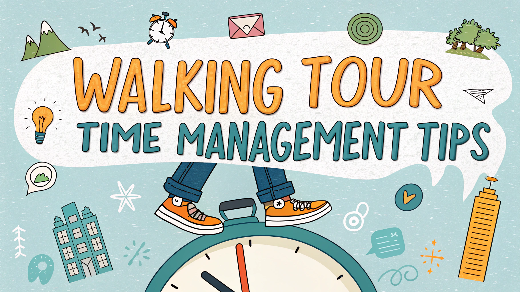 Walking Tour Time Management Tips - SelfGuidedWalk.com