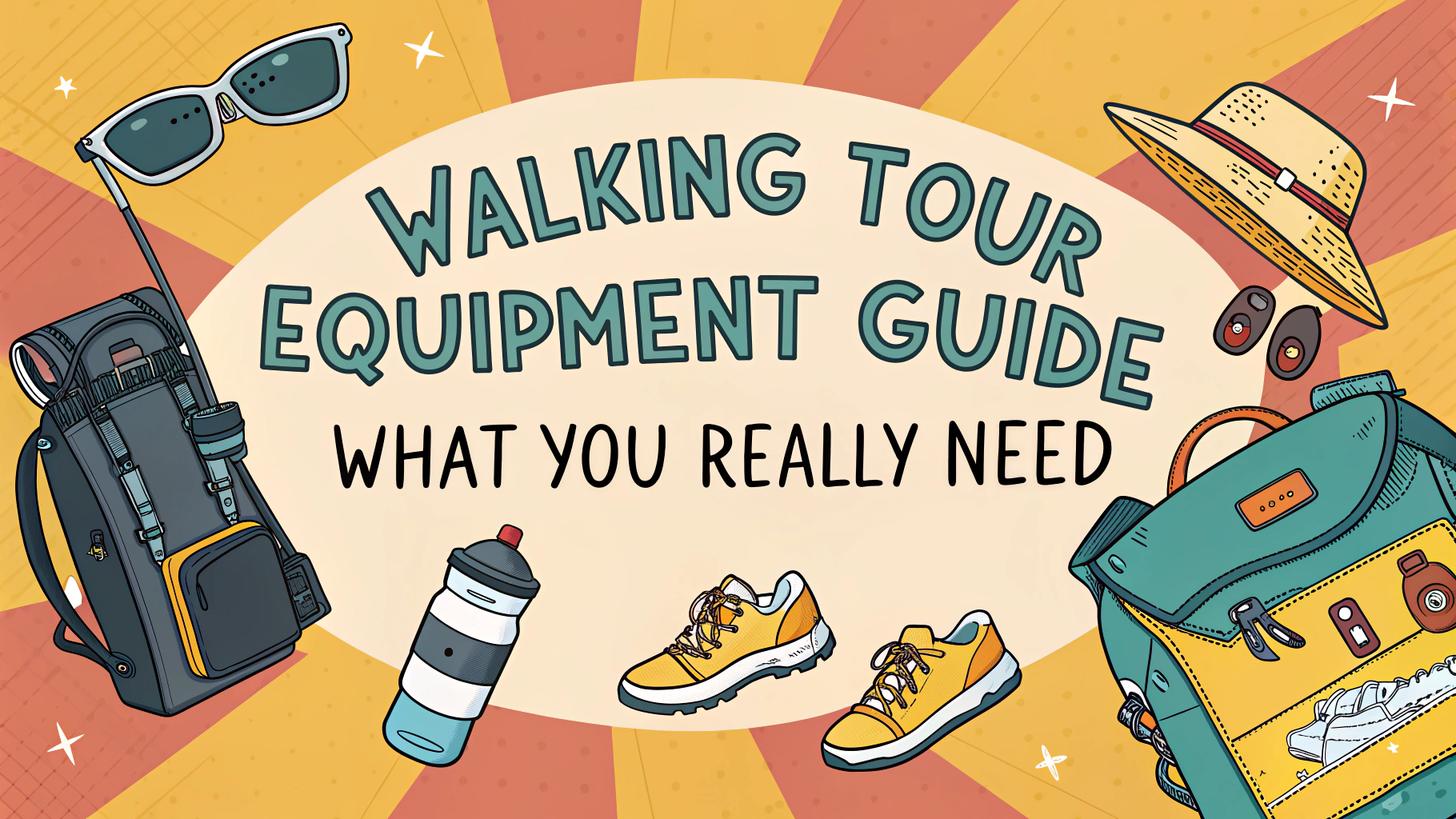 Walking Tour Equipment Guide: What You Really Need - SelfGuidedWalk.com
